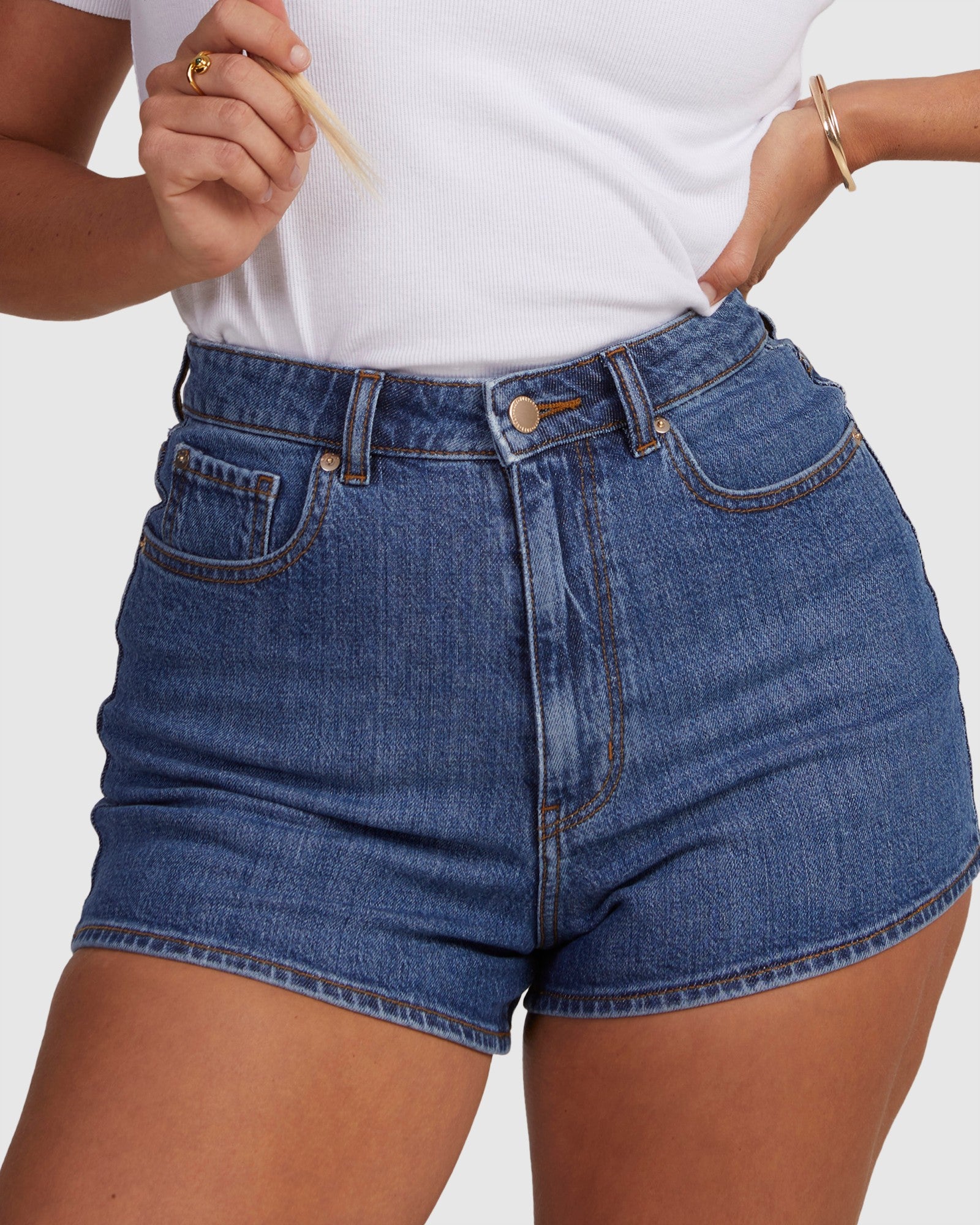 Womens Chlo Short Shorts - VINTAGE MEDIUM BLUE | Roxy