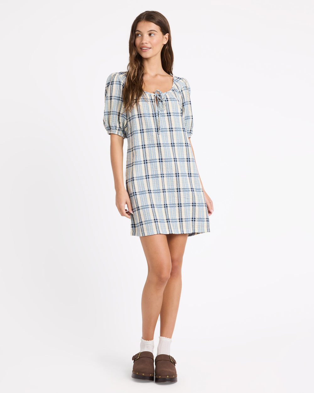 Womens Dyland Check Mini Dress – Roxy