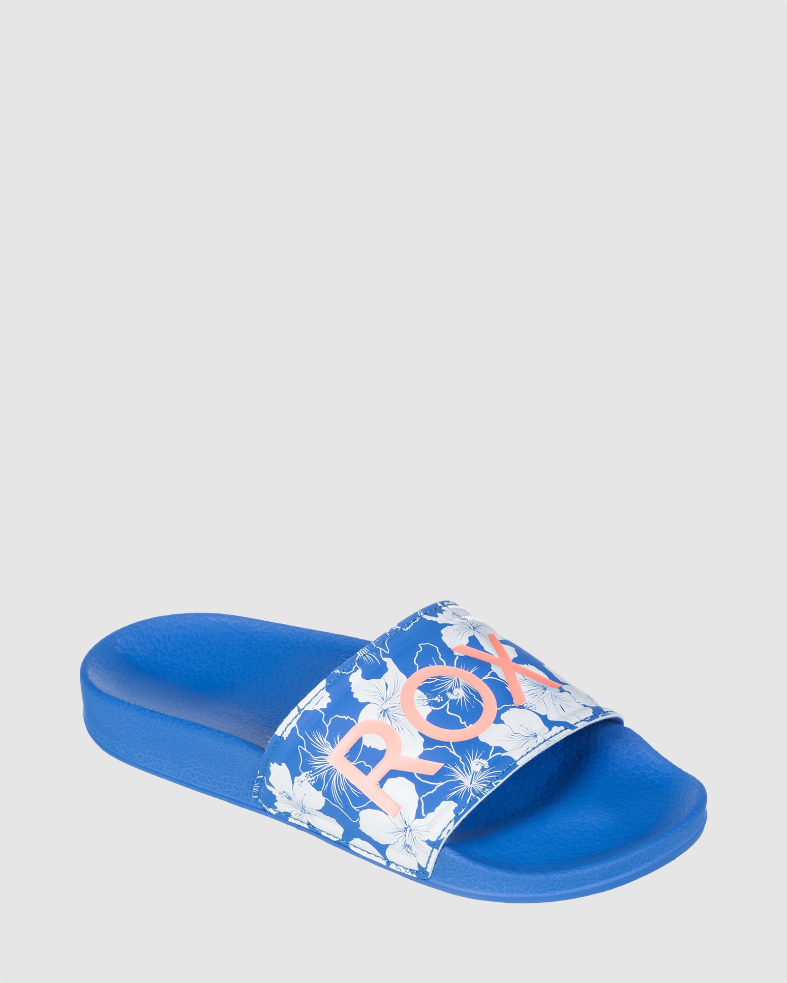 Girls 8-16 Slippy Slider Sandals - BAJA BLUE/WHITE | Roxy
