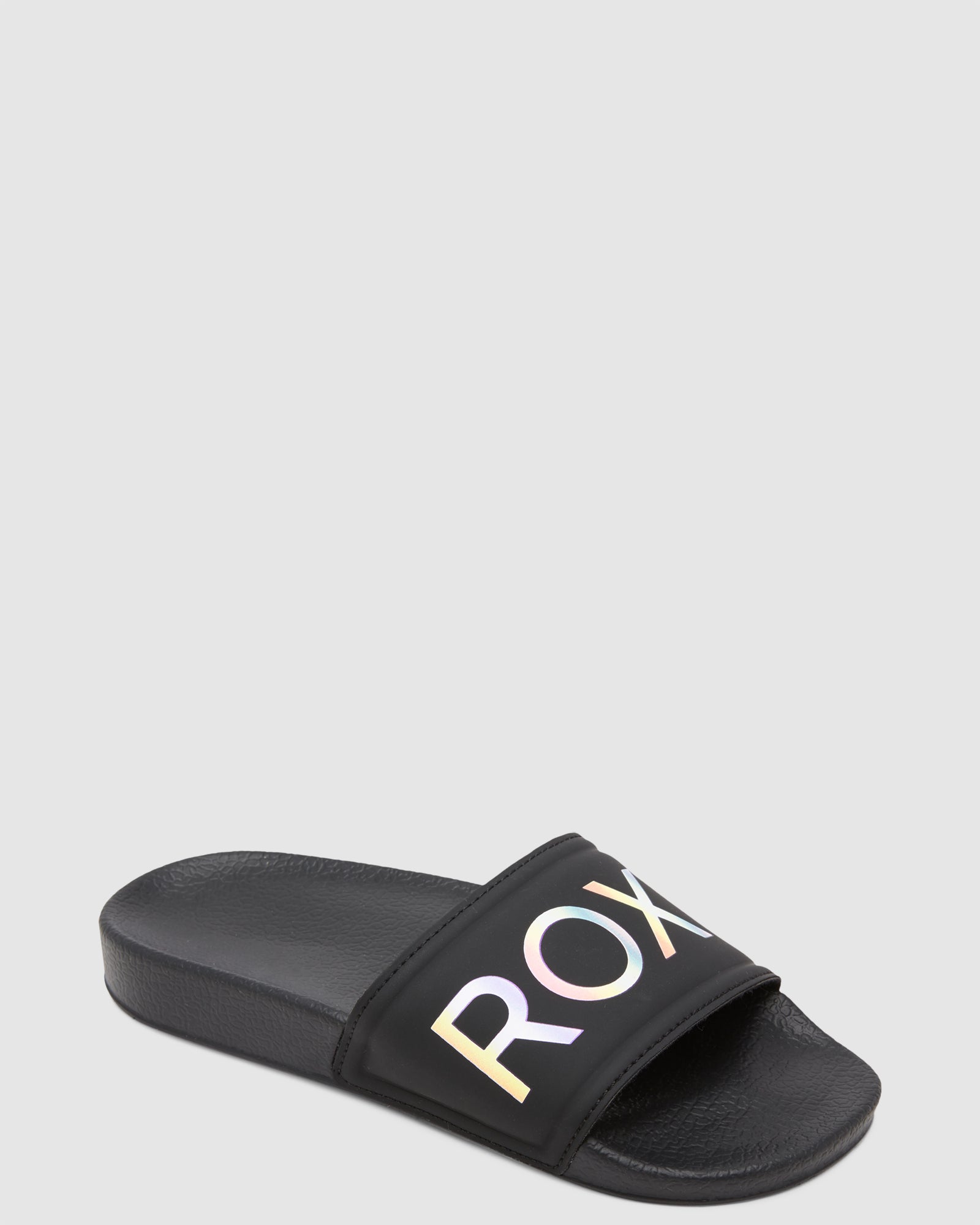 Girls 8-16 Slippy II Slides - BLACK | Roxy