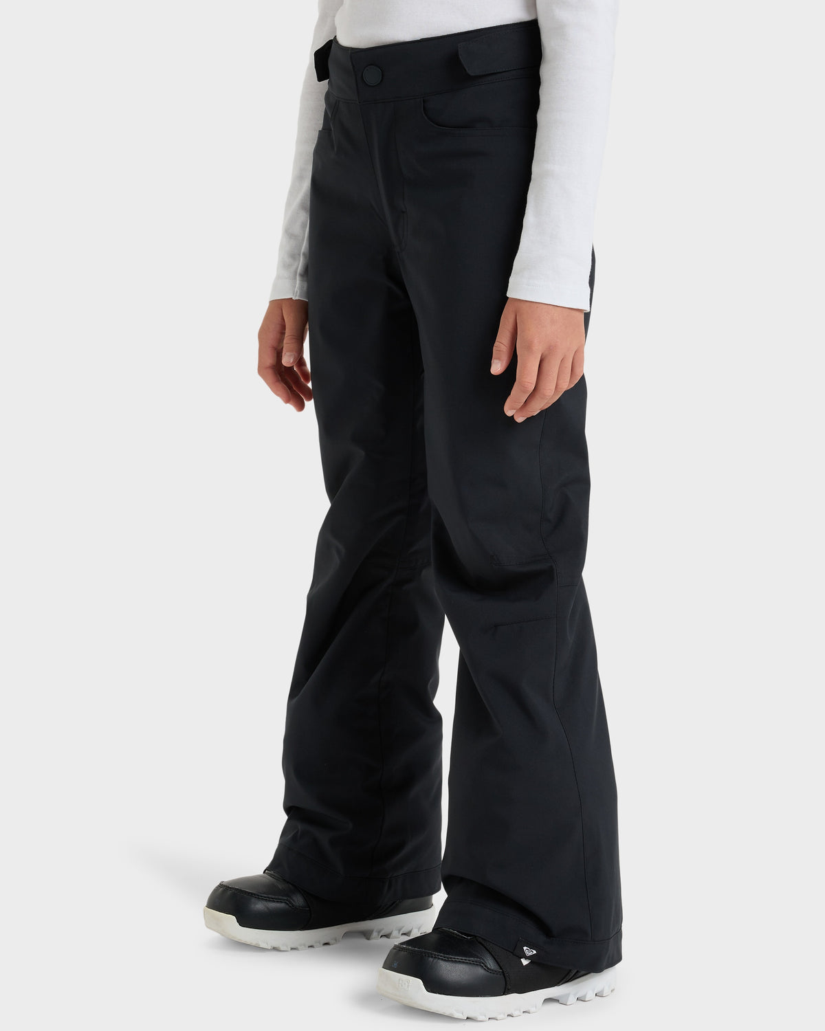 Girls 8-16 Backyard Snow Pants – True Black – Roxy Australia