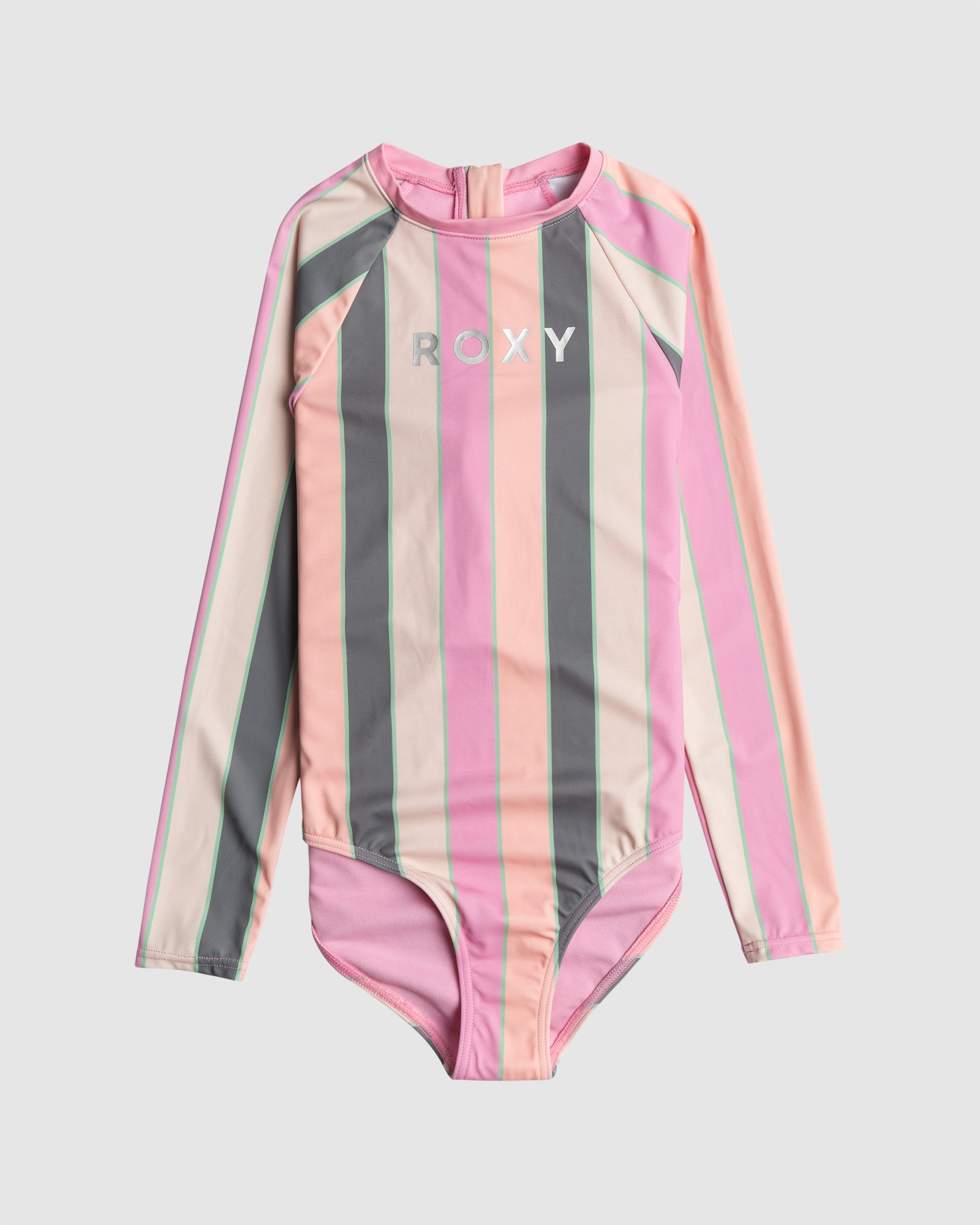 Girls 6-16 Very Vista Long Sleeve One-Piece Rash Vest - AGAVE GREEN ...