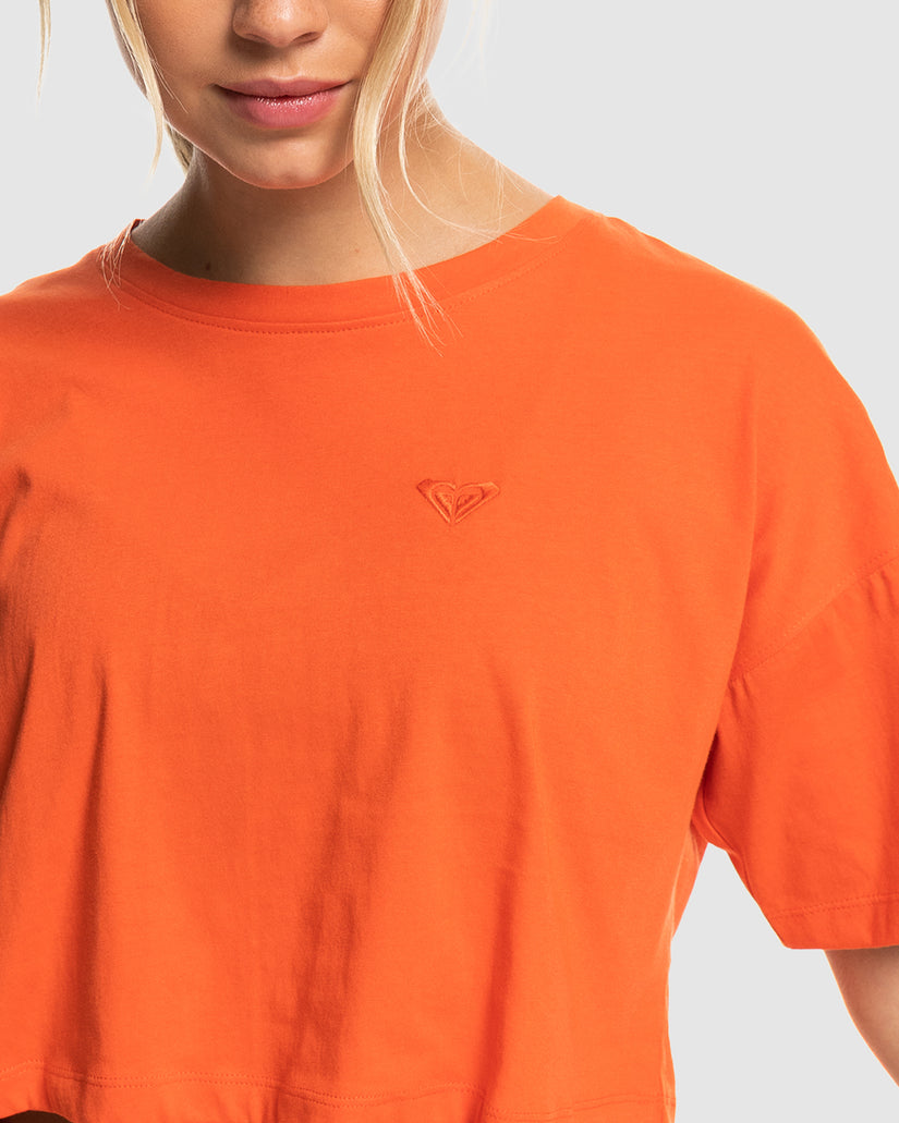 Womens Essential Crop Tee T-Shirt - TIGERLILY | Roxy