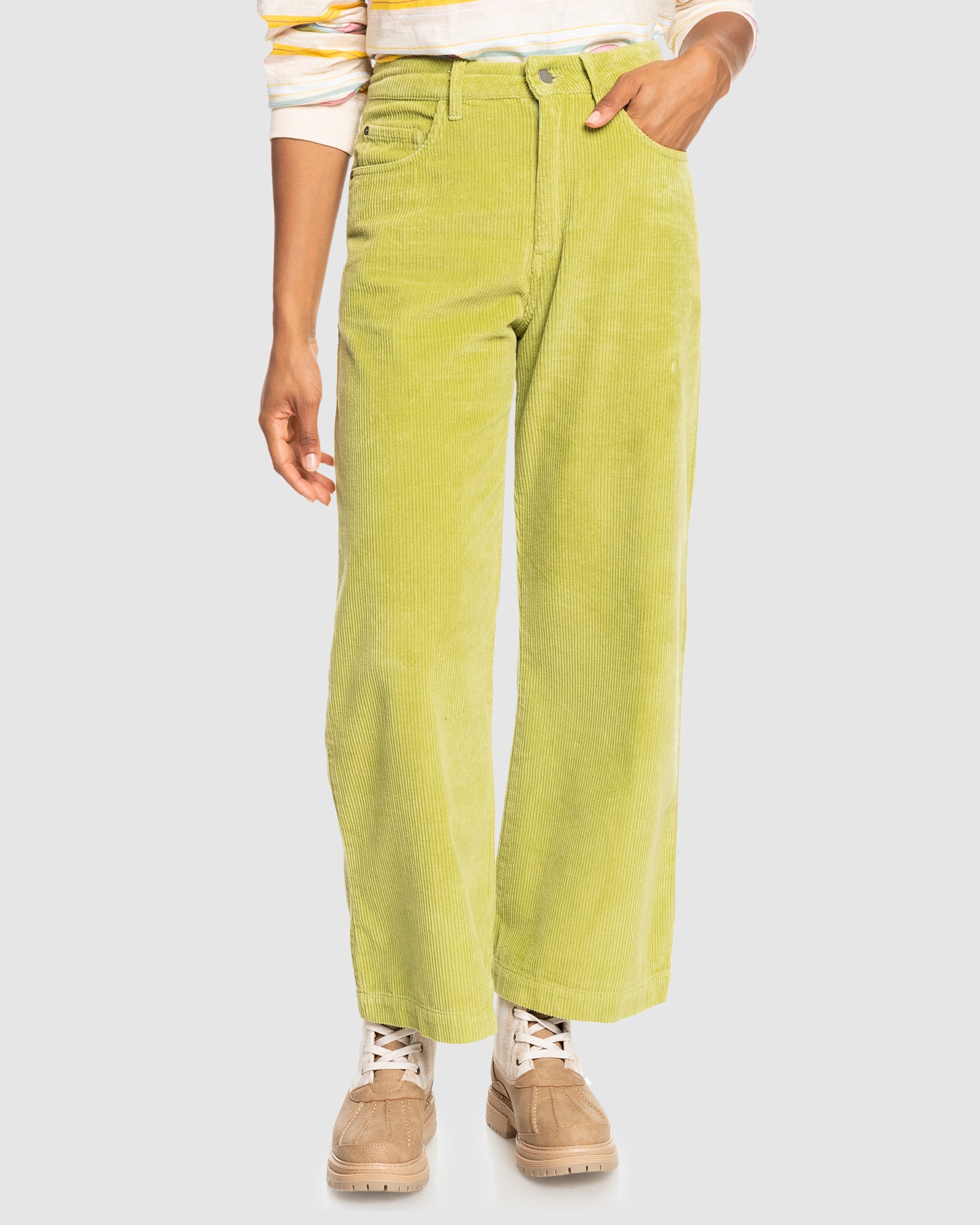 Womens Surf On Cloud Cord Pants - FERN | Roxy