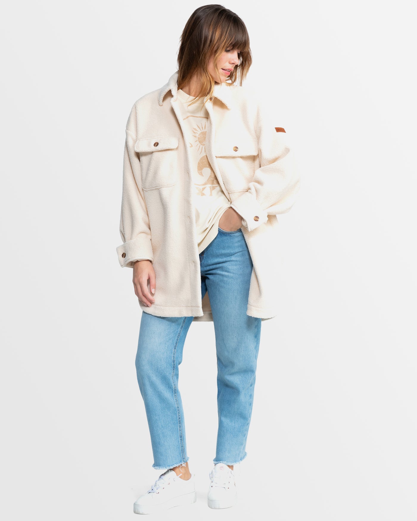 Over And Out Fleece jacket – Roxy