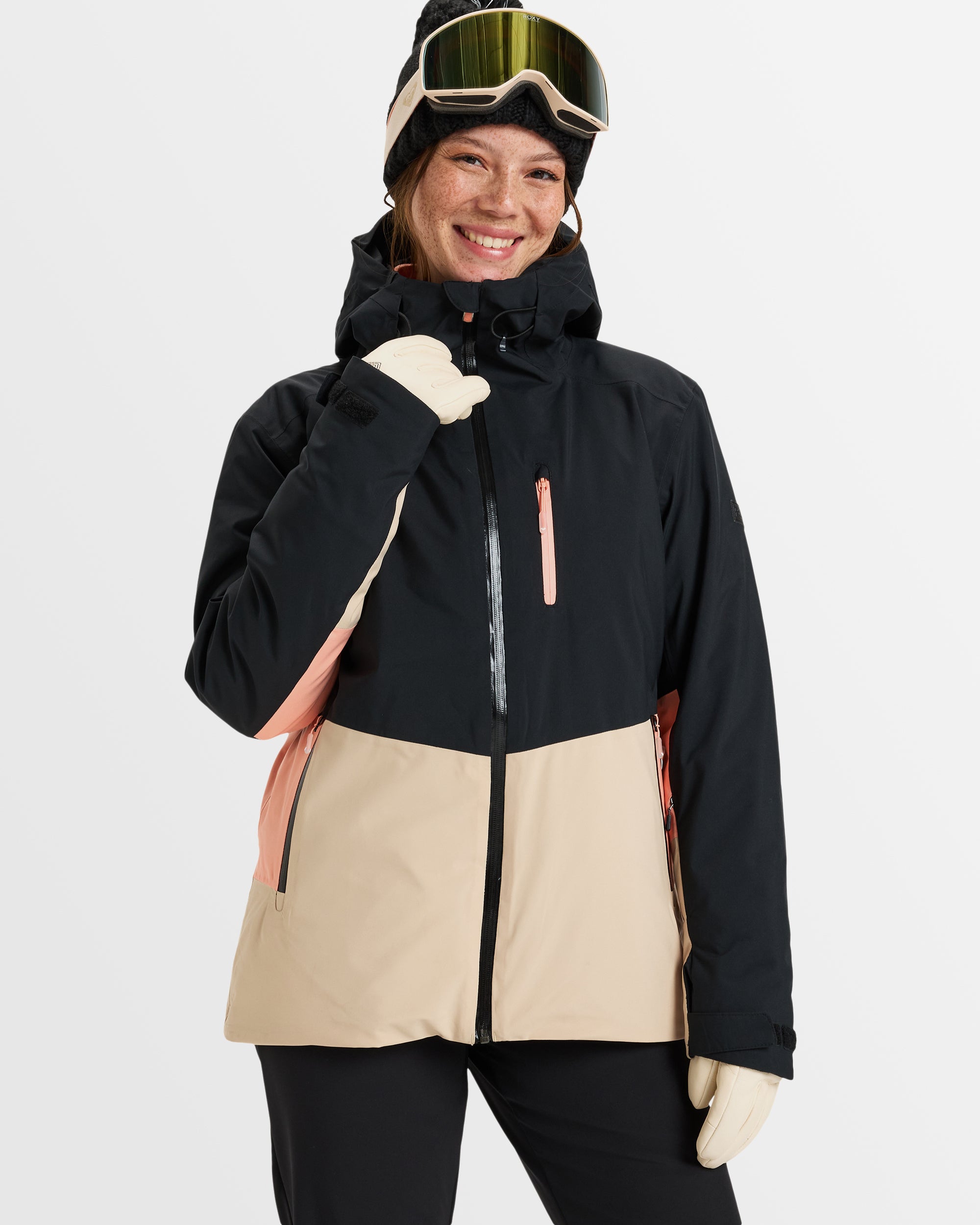 Womens Peakside Snow Jacket - TRUE BLACK | Roxy