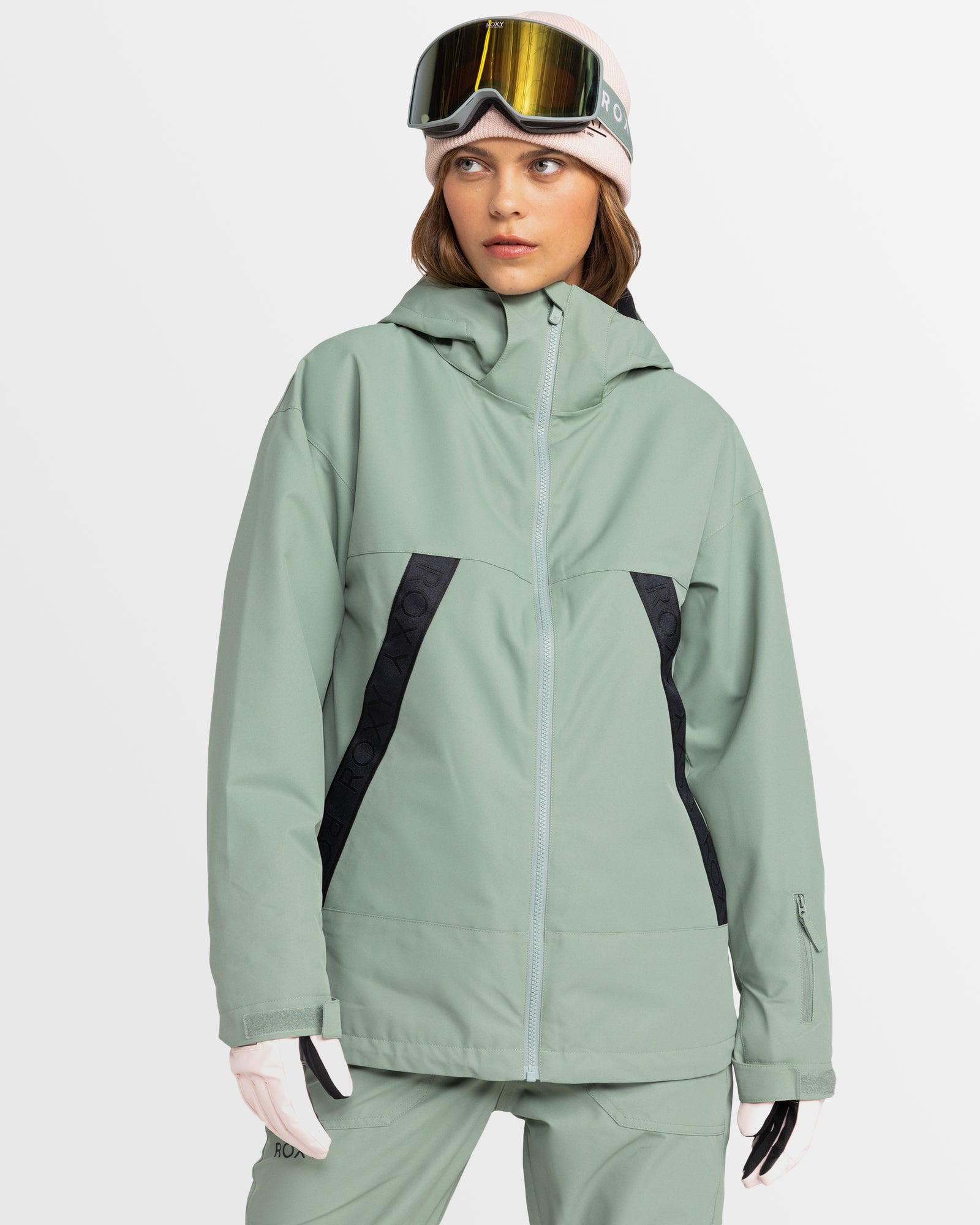 Womens Roxy Slope Snow Jacket – Lily Pad – Roxy Australia