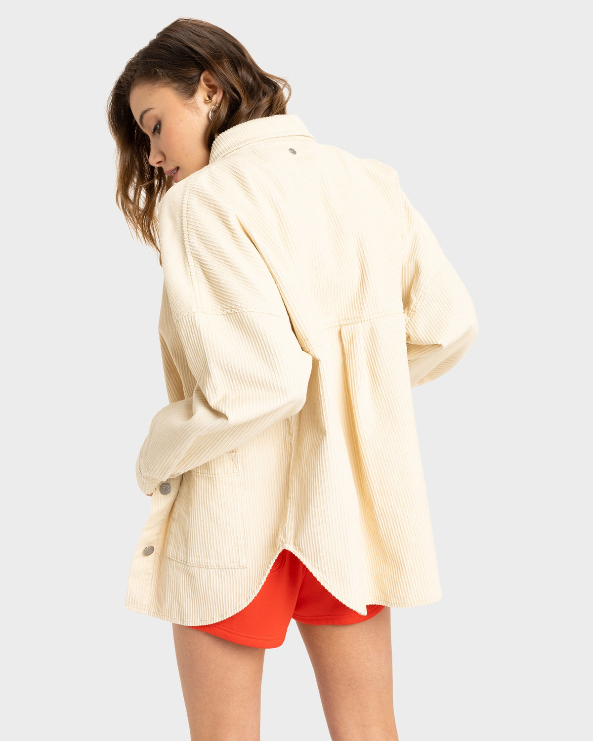 Womens Kick Back Washed Cord Top – Roxy