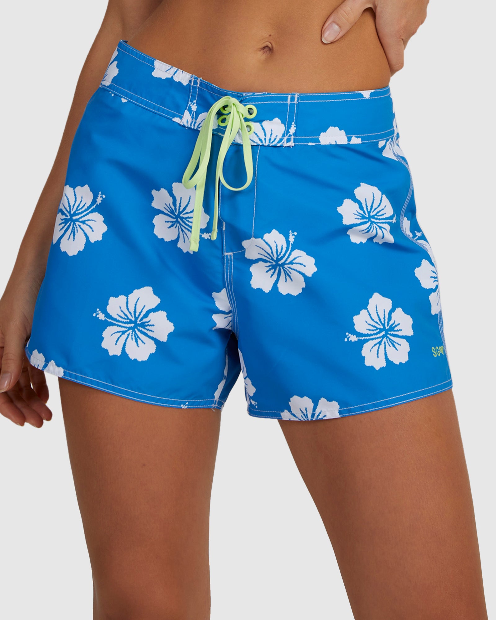 Womens Digi High Boardies Boardshorts - DIGI HIGH FLORAL 23 COBALT | Roxy