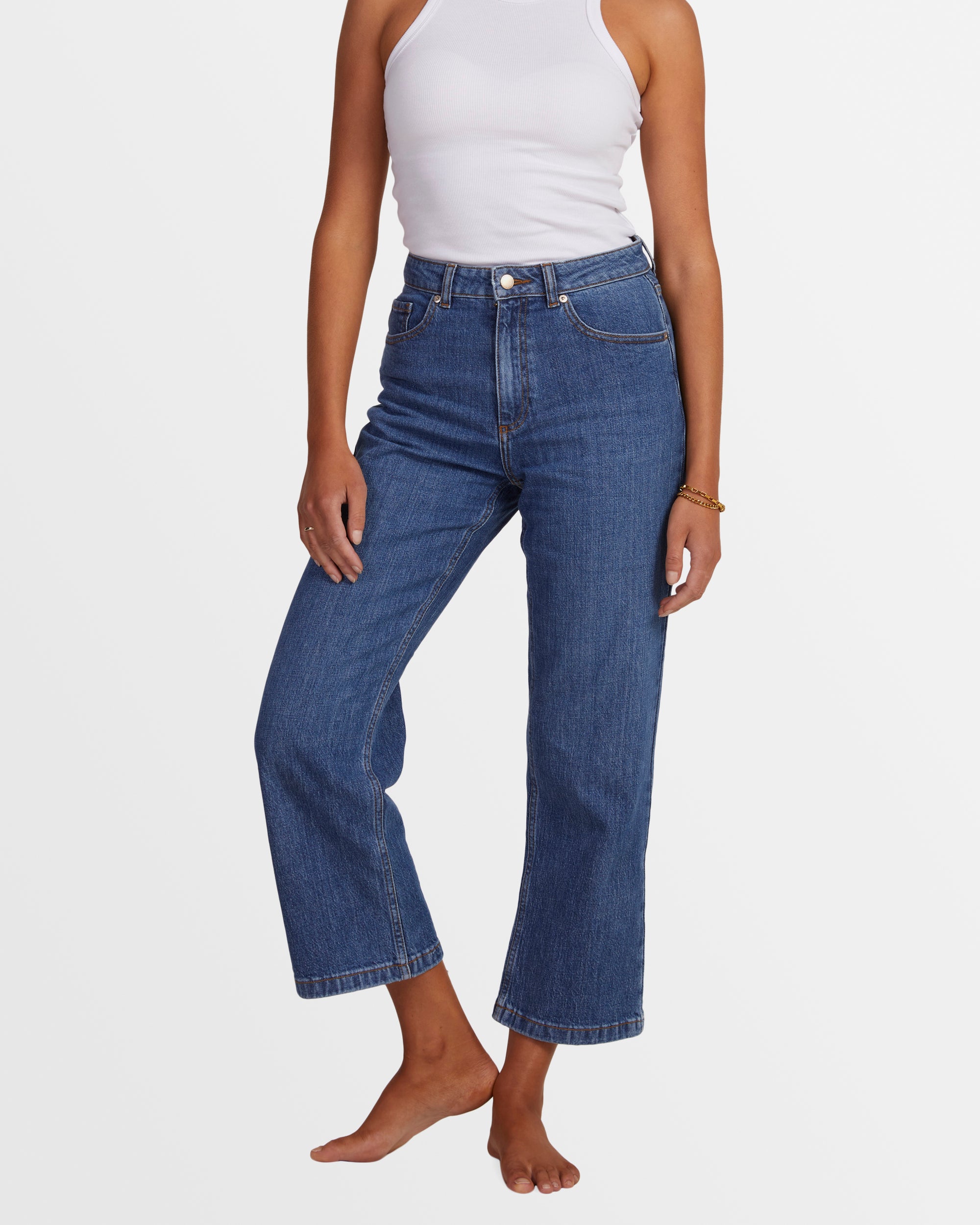 Womens Layla Jean Relaxed Fit Jeans - VINTAGE MEDIUM BLUE | Roxy