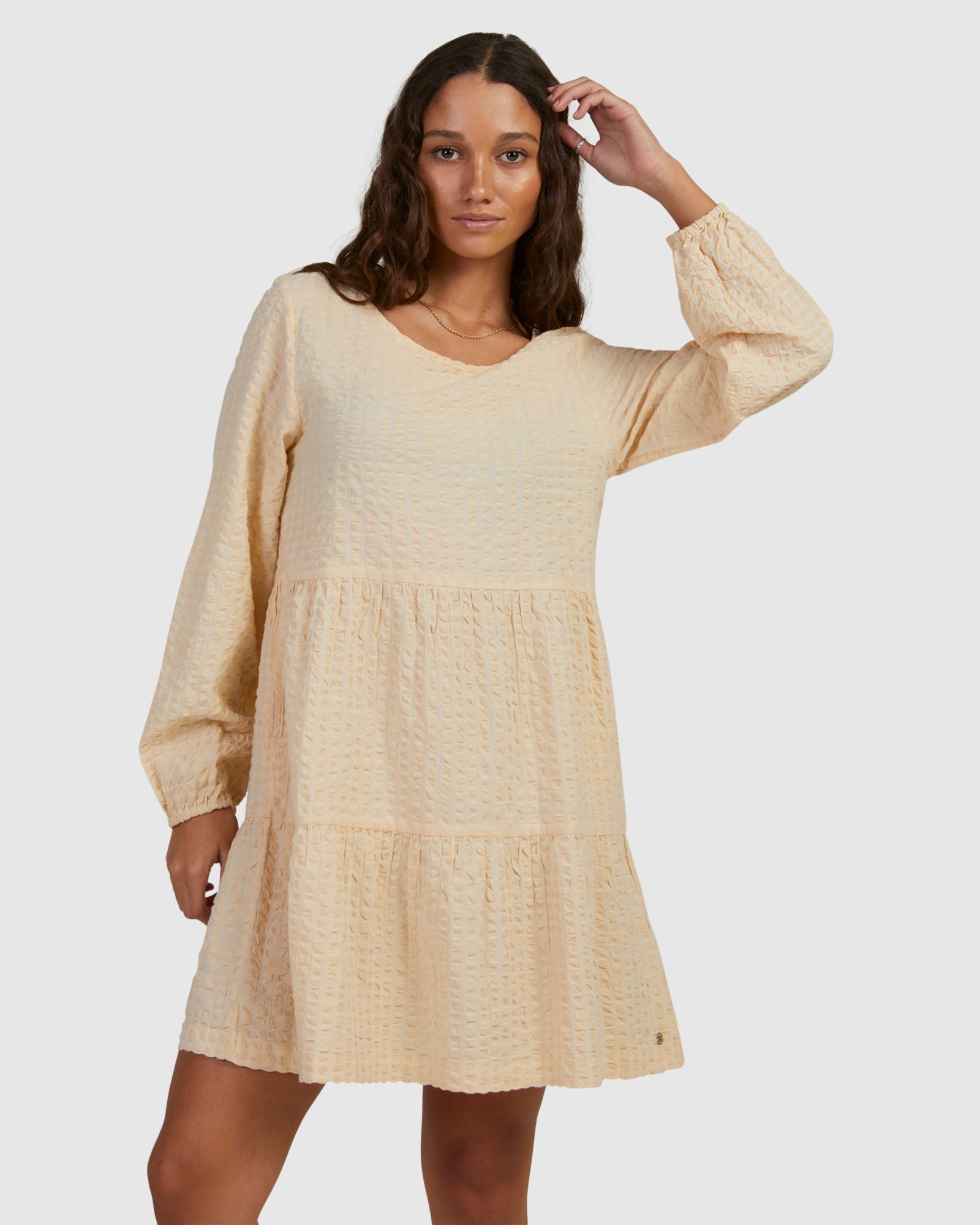 Womens Trapeze Breeze Dress - BEIGE | Roxy
